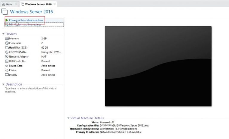 Install Windows 2019 on VMWare Workstation Pro Step By Step