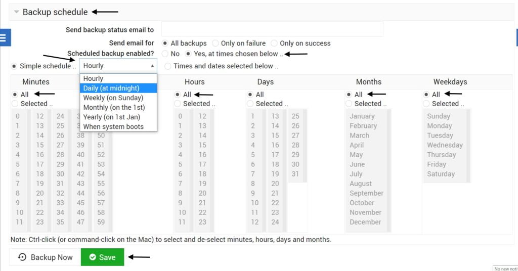 How To Backup MySQL Database Using Webmin TechsBucket