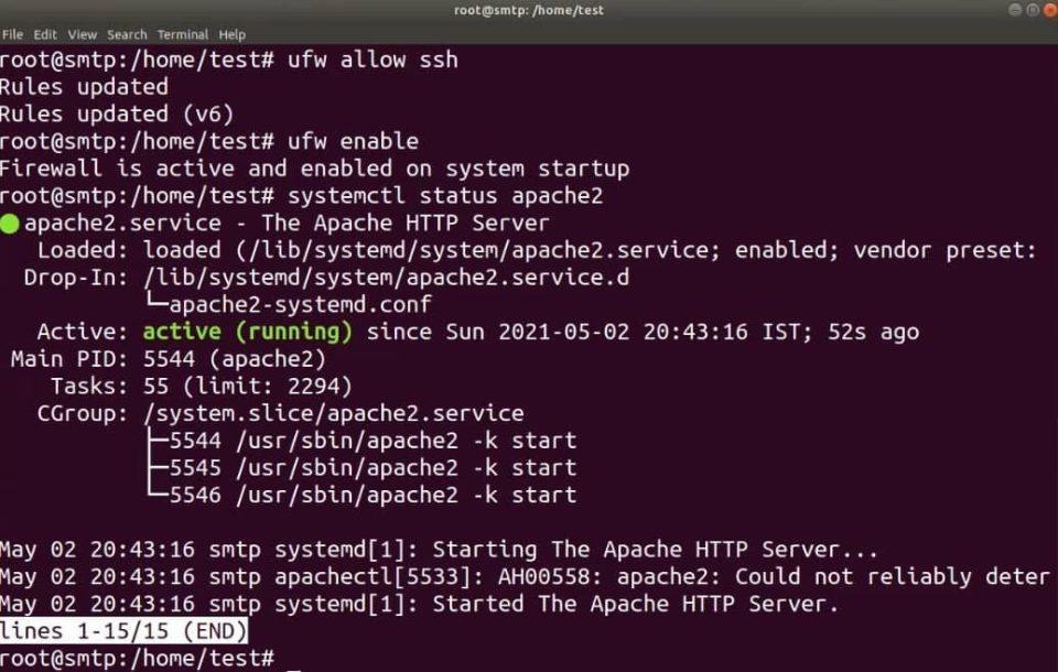 How To install LAMP On Ubuntu 18.04 | Apache MySQL PHP - TechsBucket
