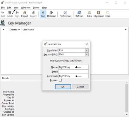 How to Create PGP Encryption Key on Windows - TechsBucket