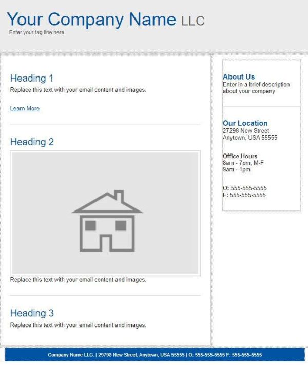 Basic email templates for Email Marketing - TechsBucket