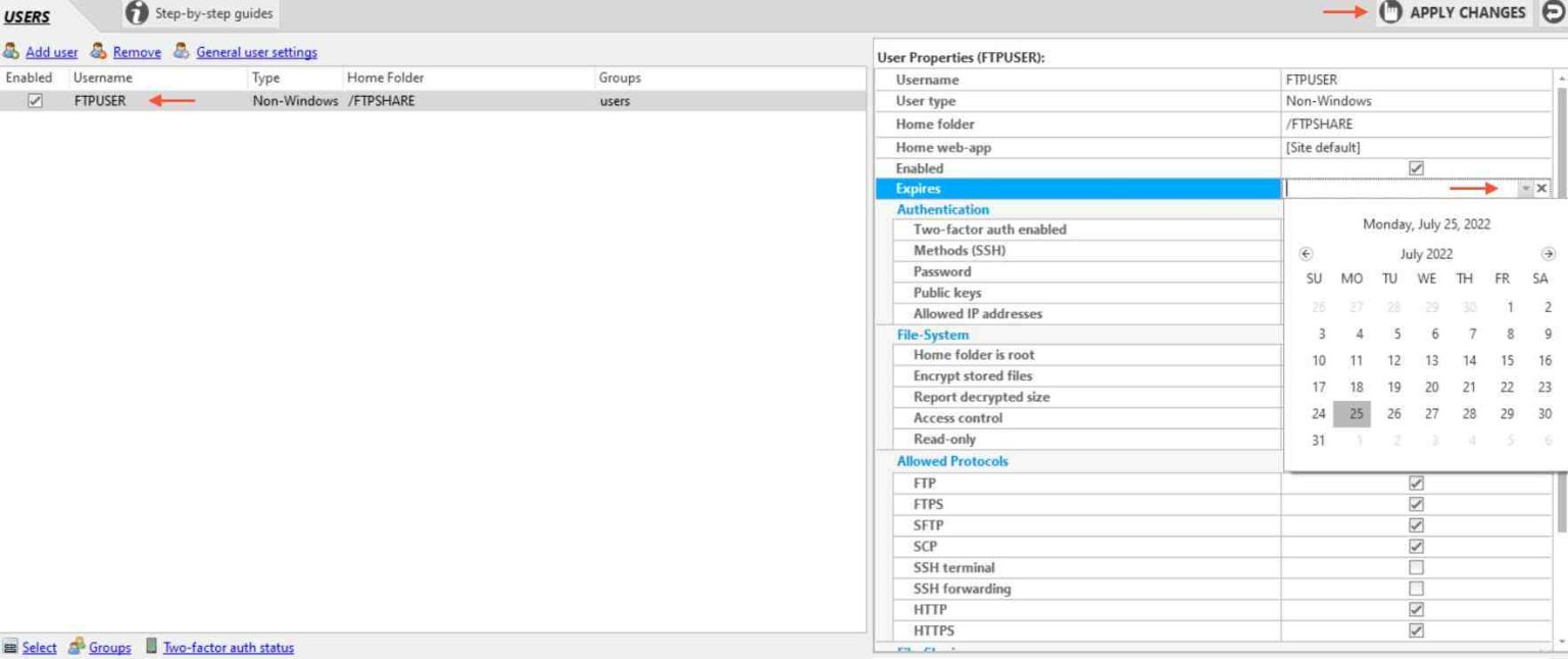 Setup free SFTP server on windows - TechsBucket