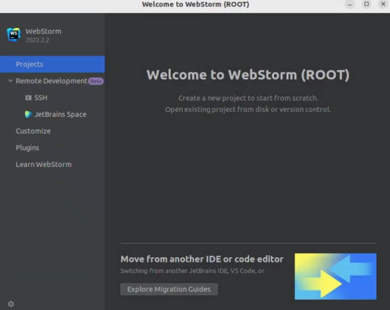 Install Webstorm in Ubuntu 22.04 - TechsBucket