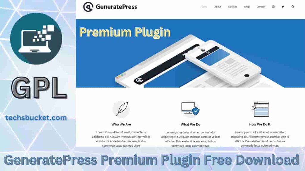Techsbucket Generatepress Plugin 
