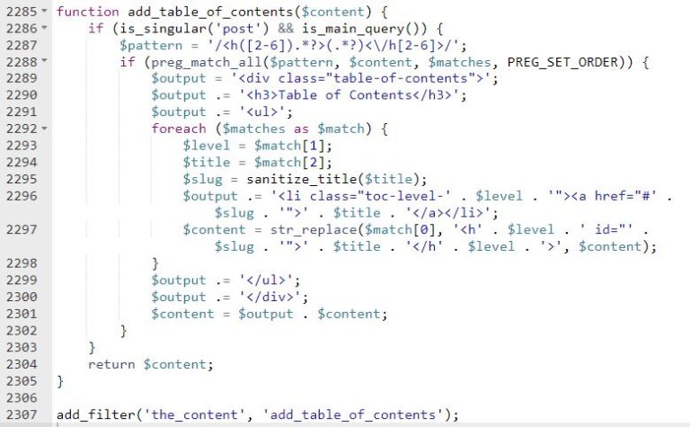 How To Insert Table Of Content In Wordpress Without Plugin Techsbucket