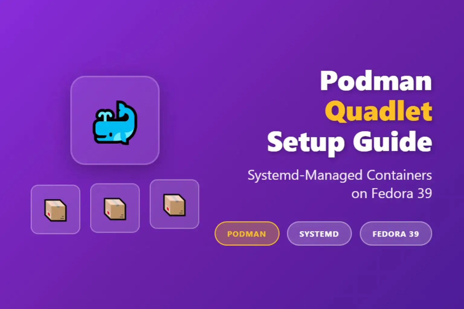 Set Up Podman Quadlet for Systemd-Managed Containers on Fedora 39 - TechsBucket